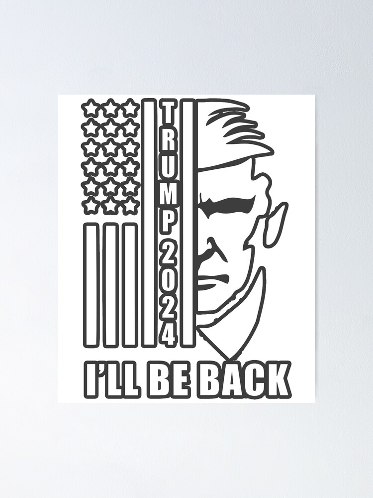 "Trump 2024 Take America Back" Poster for Sale by STARFICH | Redbubble