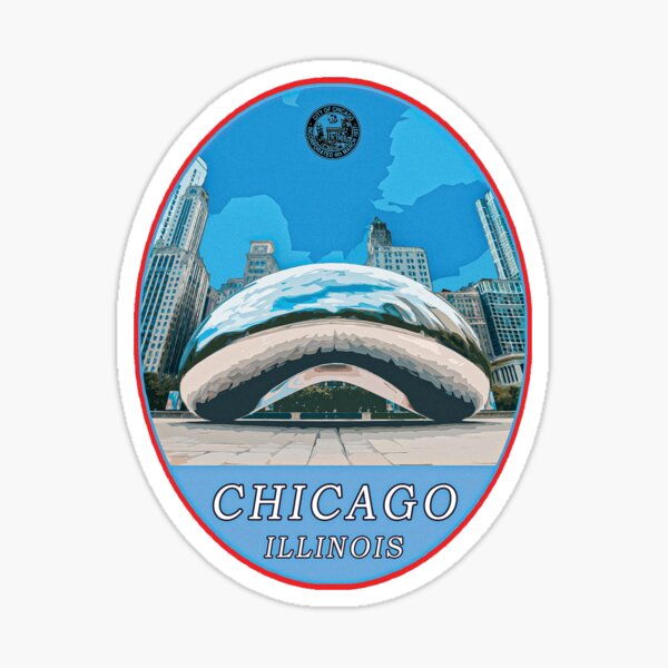 "Chicago Sticker | City Sticker Collection Vol. 1" Sticker for Sale by ...
