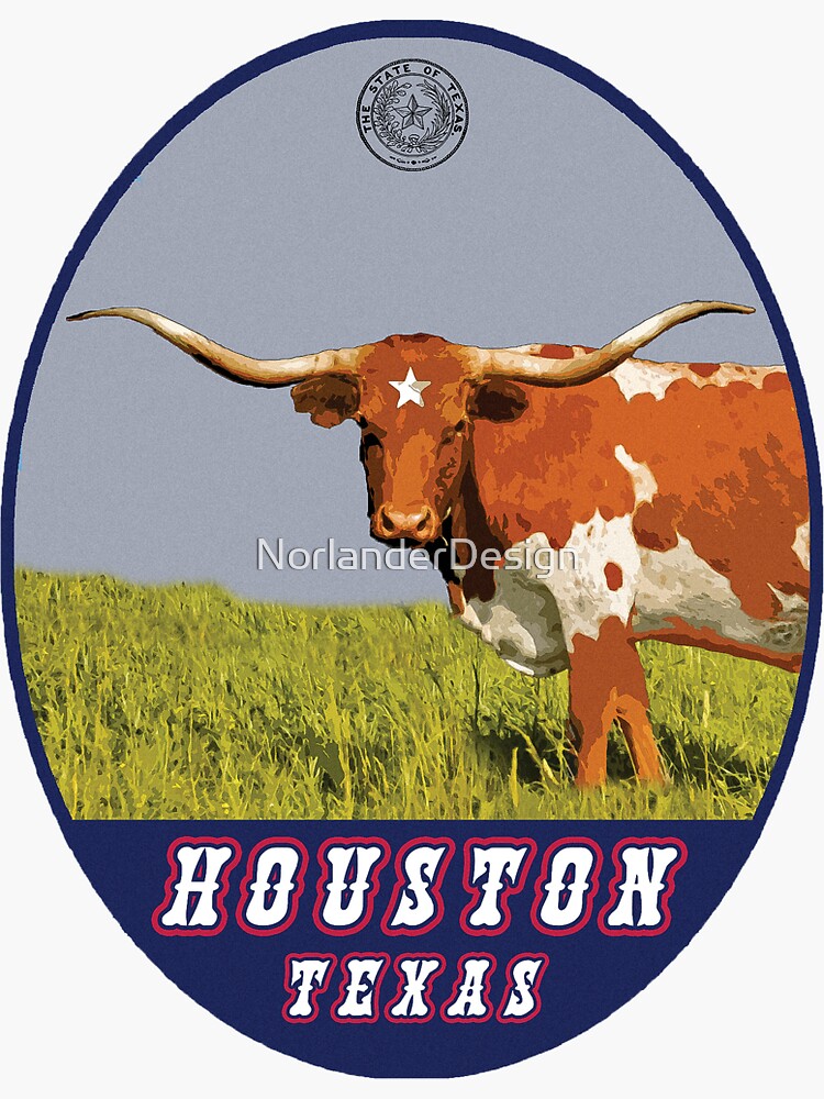 "Houston Sticker | City Sticker Collection Vol. 1" Sticker for Sale by ...