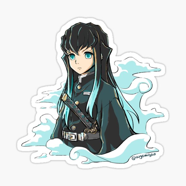 "Muichiro Tokito" Sticker for Sale by AyemG | Redbubble