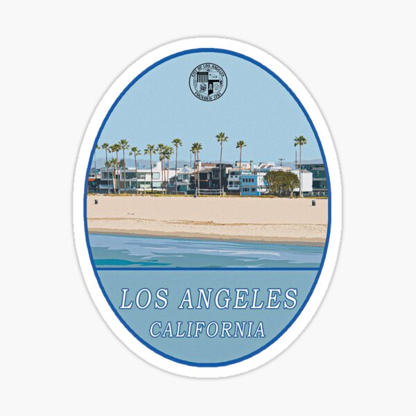 "Los Angeles Sticker | City Sticker Collection Vol. 1" Sticker for Sale ...