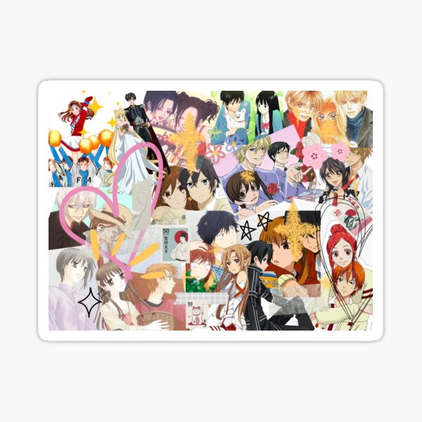 "ultimate legendary shojo manga/anime mix sticker " Sticker for Sale by ...