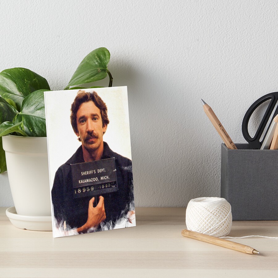 "Tim Allen mugshot" Art Board Print by CezSM | Redbubble
