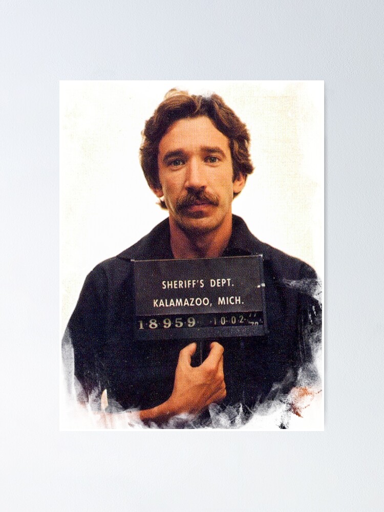 "Tim Allen mugshot" Poster for Sale by CezSM | Redbubble