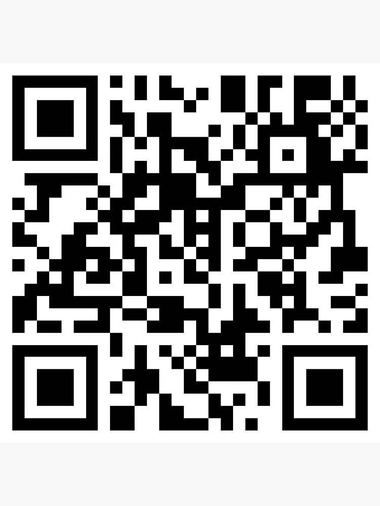 "Rickroll QR code to prank people" Art Print for Sale by DistantEden ...