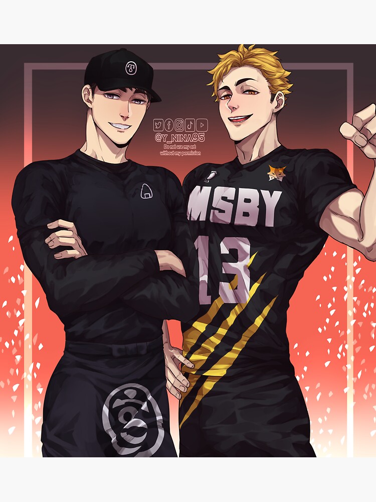 "Miya Twins" Sticker for Sale by NinnaPao95 | Redbubble