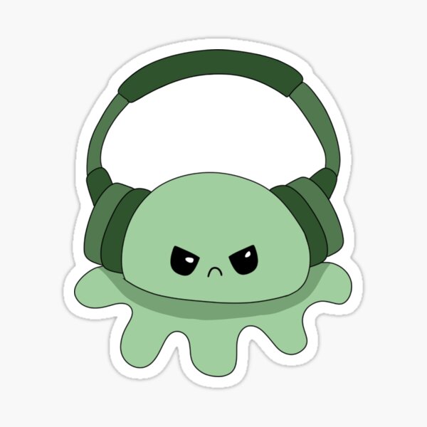 "Green Rock Octo " Sticker for Sale by SpoonofSamar | Redbubble