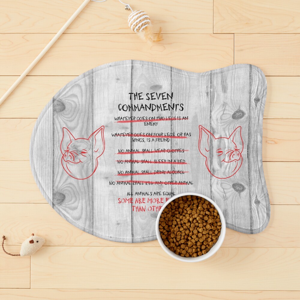 "The Seven Commandments - Animal Farm" Poster for Sale by FosterChild7 ...