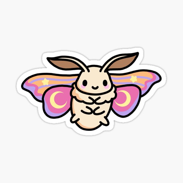 "Moth" Sticker for Sale by littlemandyart | Redbubble
