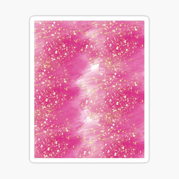 "Pink and Gold Dust Design" Sticker for Sale by KingKongBrody | Redbubble