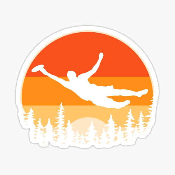 "Ultimate Frisbee - Vintage Flying Disc Player" Sticker by drakouv ...