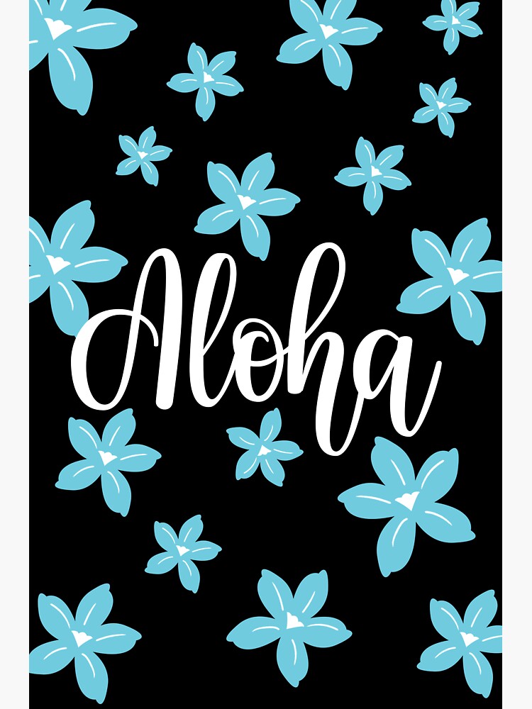 "Surf, Aloha Plumeria Flowers" Sticker for Sale by Shaka-Surf-Tees ...