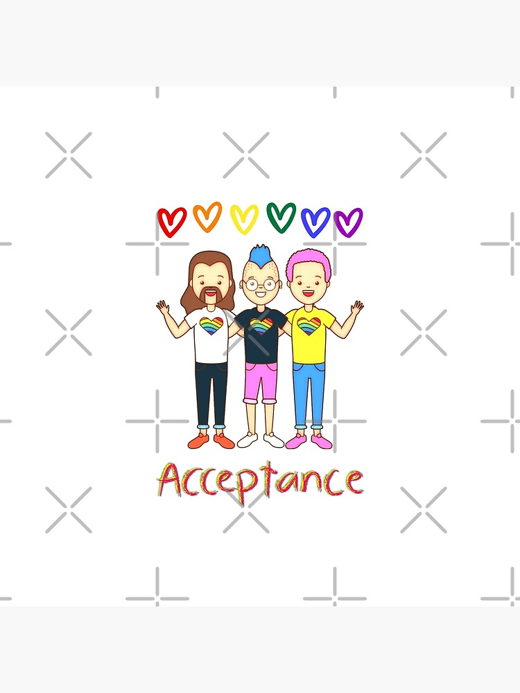 "Acceptance...A simple rainbow and heart design in celebration of Pride ...