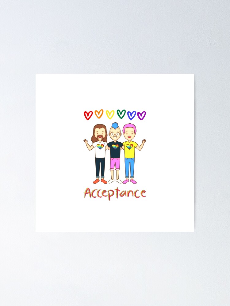 "Acceptance...A simple rainbow and heart design in celebration of Pride ...