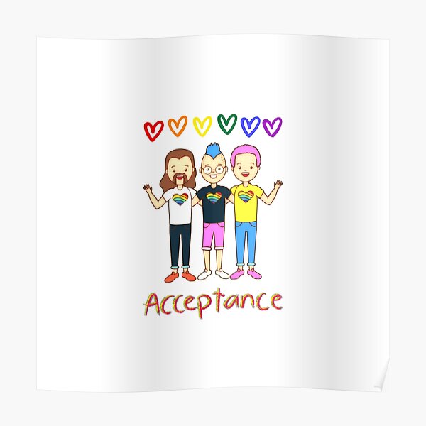 "Acceptance...A simple rainbow and heart design in celebration of Pride ...