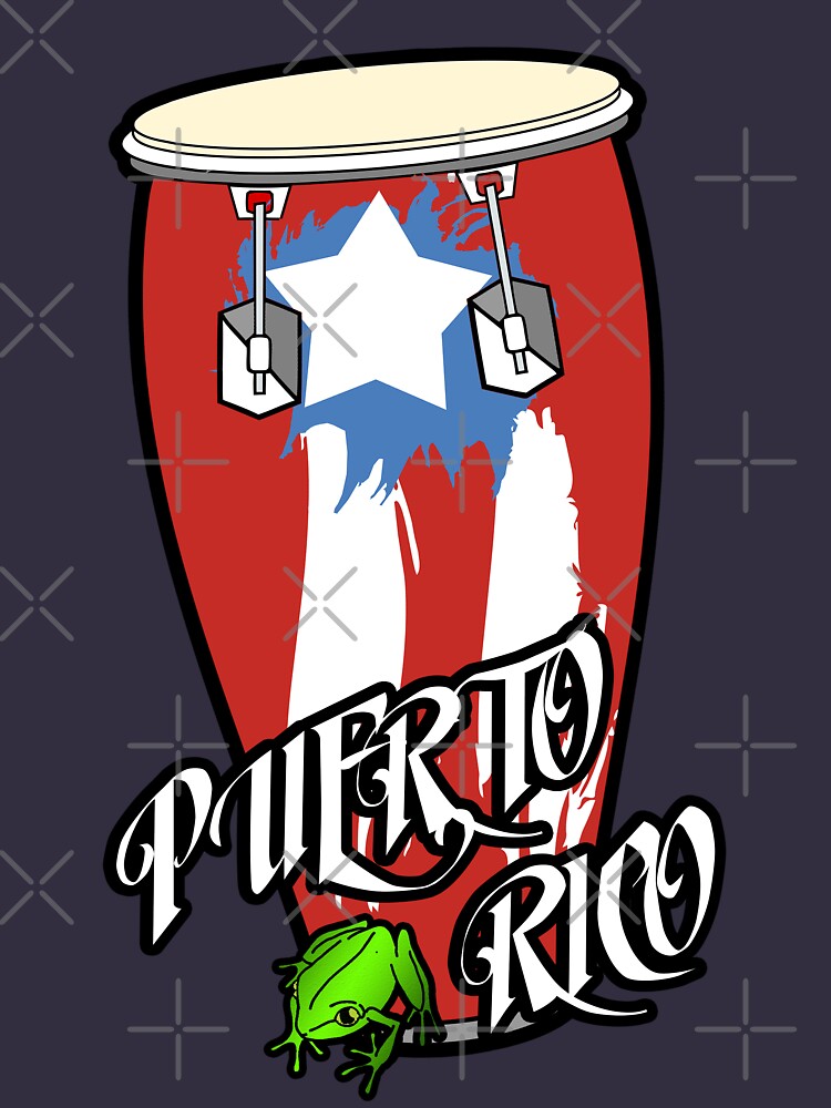 "Conga Puerto Rico" T-shirt for Sale by CreativoDesign | Redbubble ...
