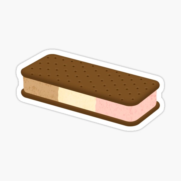 "Ice Cream Sandwich" Sticker for Sale by pigeonpotion | Redbubble