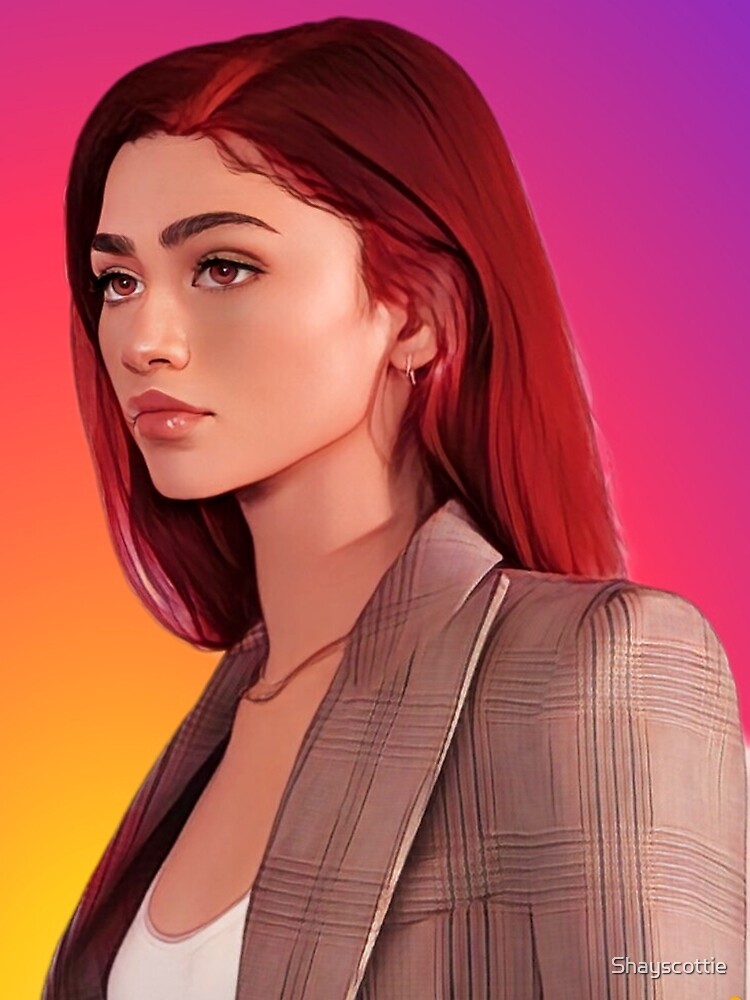 "Zendaya Animated " Poster for Sale by Shayscottie | Redbubble