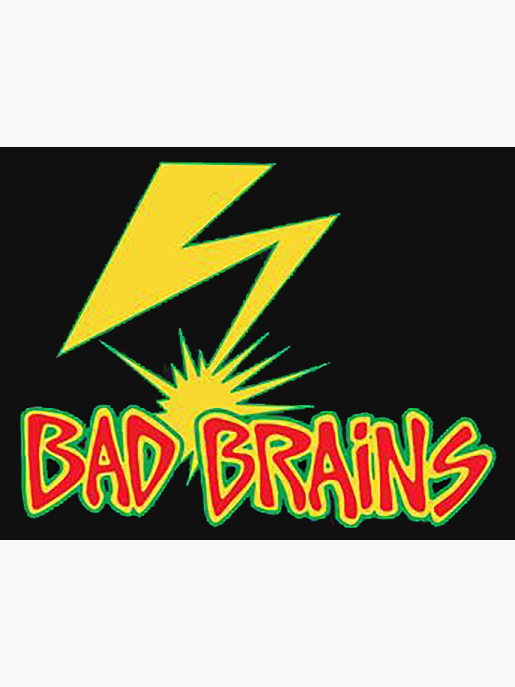 "Bad brains" Sticker for Sale by Gint1975 | Redbubble