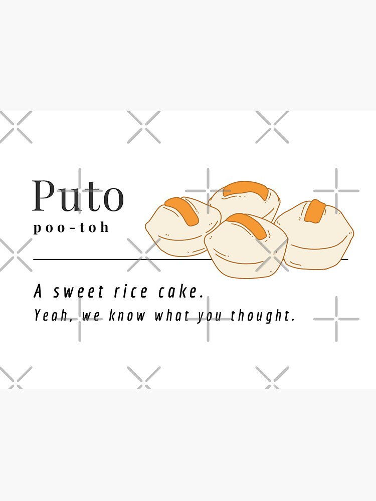 "Puto Filipino Sweet Rice Cake" Sticker for Sale by sarisaridesigns ...