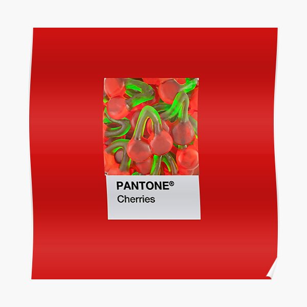 "cherry red - CANDY COLLECTION" Poster for Sale by nicolekap29 | Redbubble