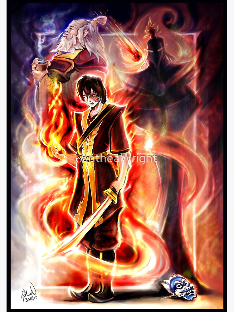 "Fire Prince" Sticker by AntheaWright | Redbubble