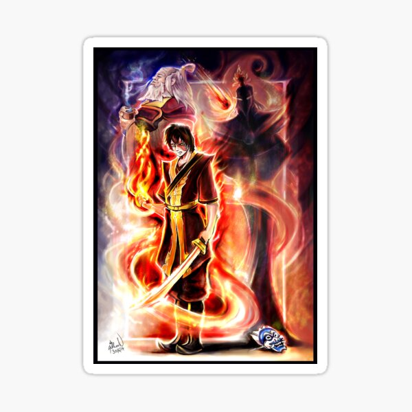 "Fire Prince" Sticker by AntheaWright | Redbubble