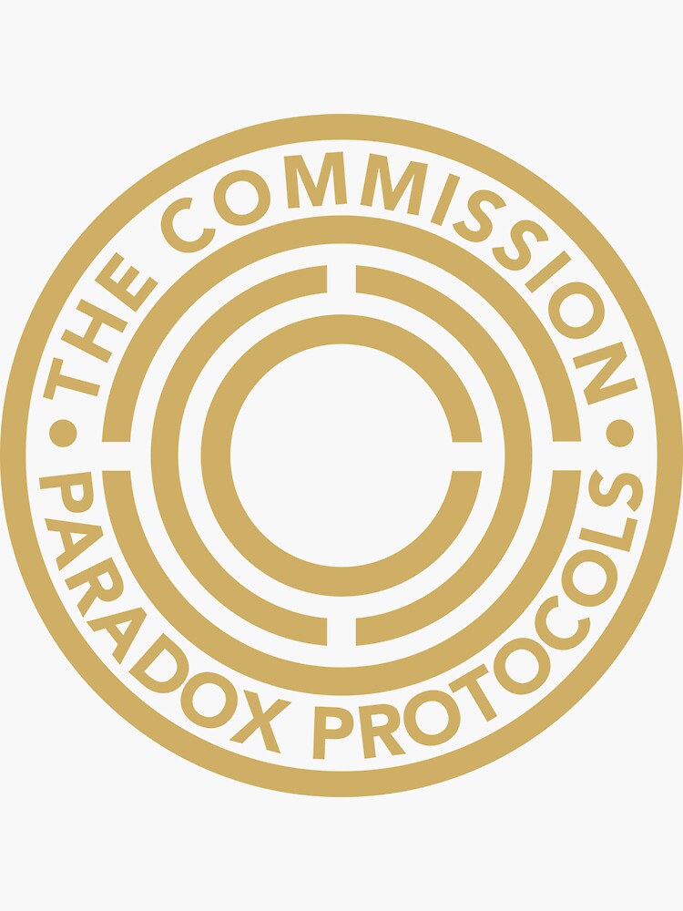 "The Temps Commission Paradox Protocols" Sticker for Sale by ...