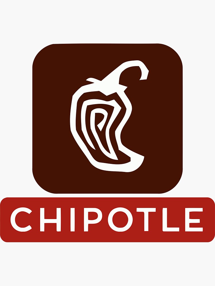 "Chipotle-Mexican merch" Sticker for Sale by richarwwes | Redbubble