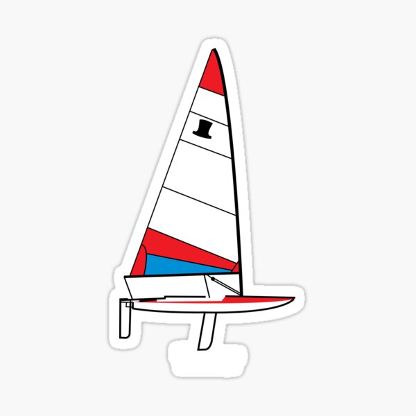 "Topper Sailboat" Sticker for Sale by CHBB | Redbubble