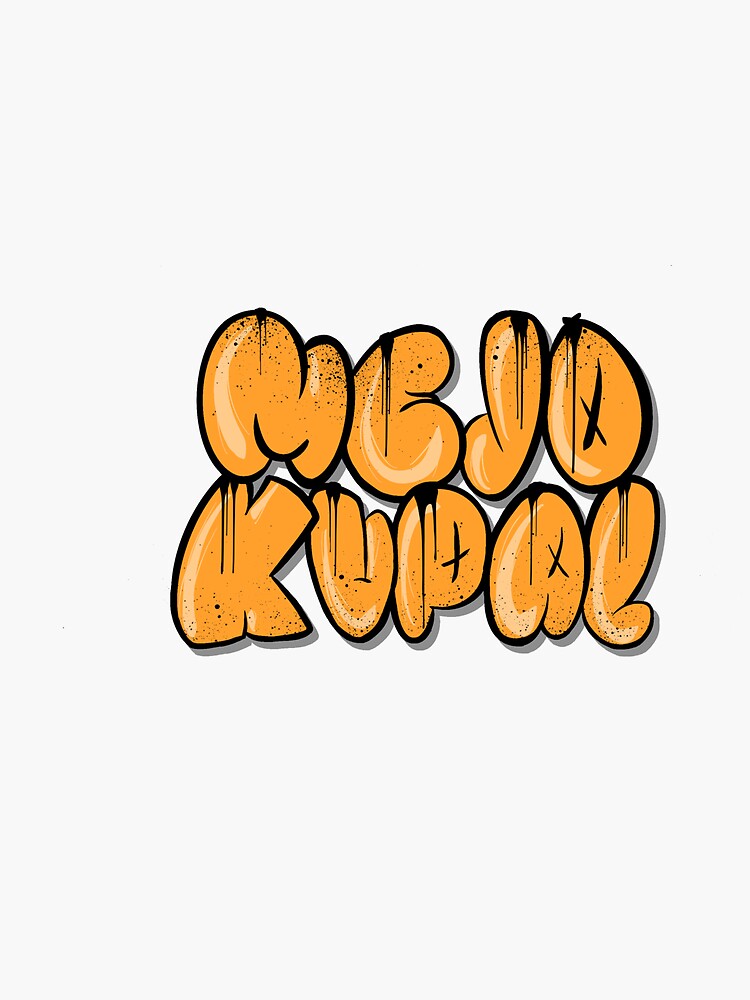 "Mejo Kupal filipino design shirt" Sticker for Sale by AlmostRandom ...