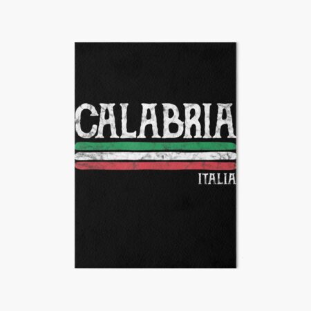 "Calabria Italy Italia Souvenir Italian Flag Calabrian" Art Board Print ...