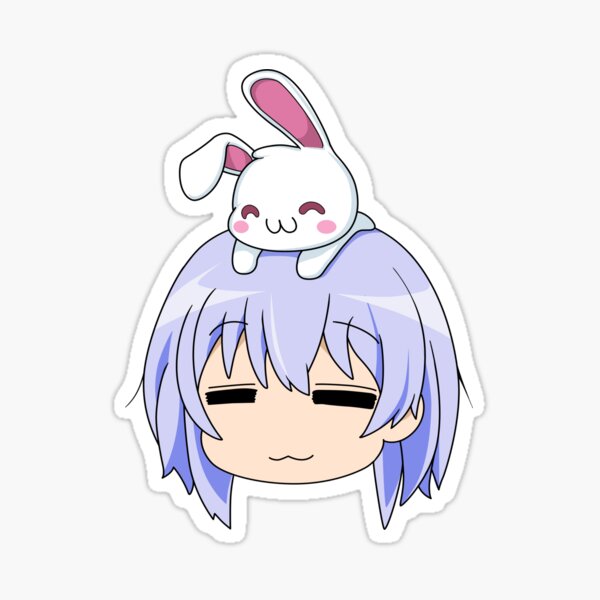 Cute Bunny And Friend Sticker For Sale By Ellymellow Redbubble