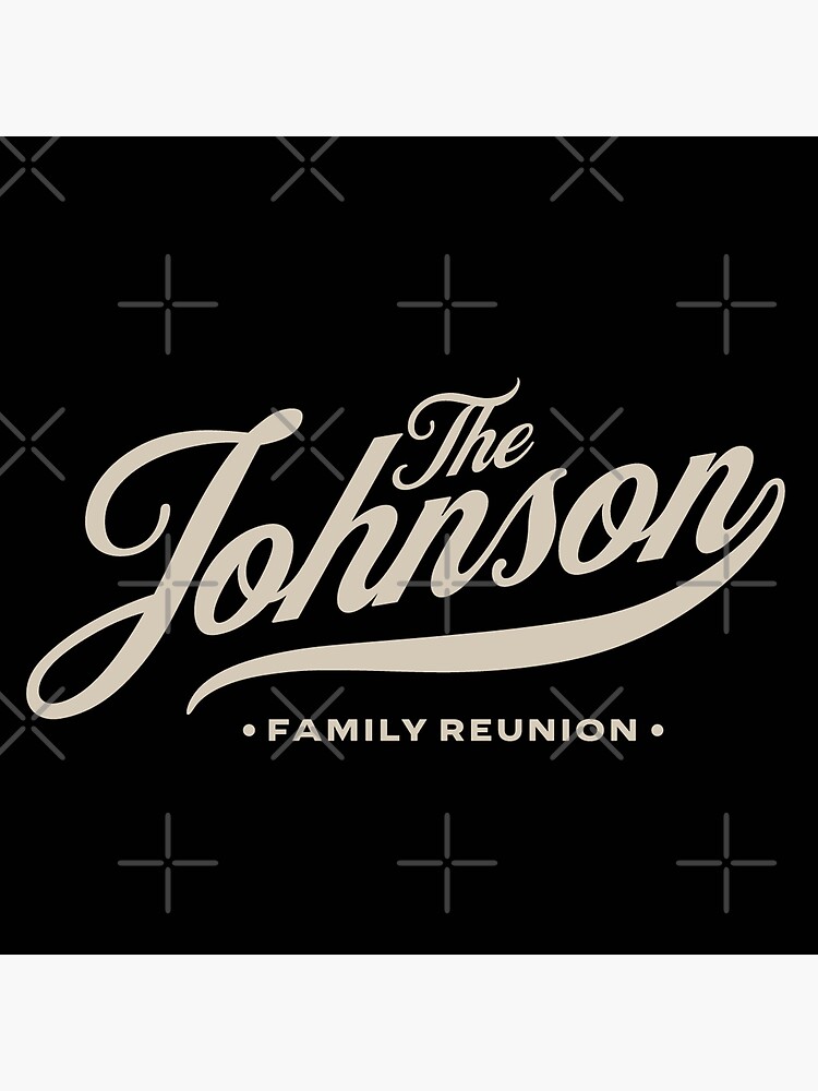 "Cool Vintage Johnson Family Reunion Family Coat of Arms Crest Johnson ...