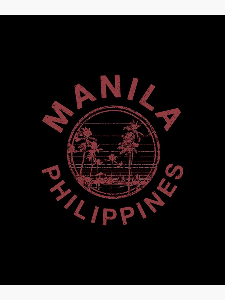 "Manila Philippines Retro Filipino " Poster for Sale by LeeHyng | Redbubble