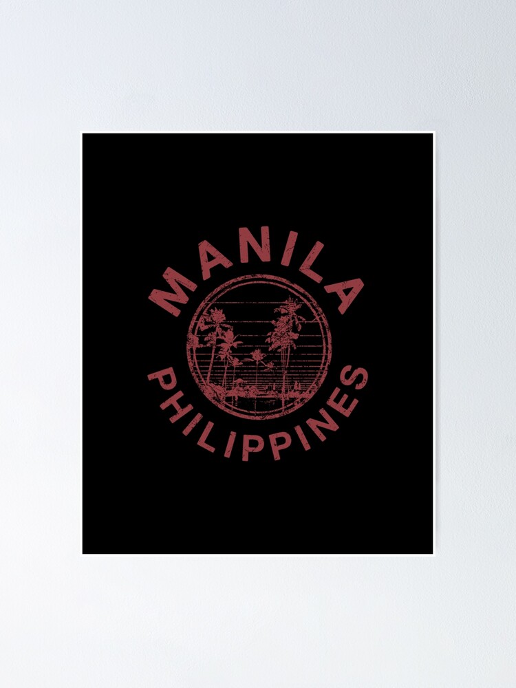 "Manila Philippines Retro Filipino " Poster for Sale by LeeHyng | Redbubble