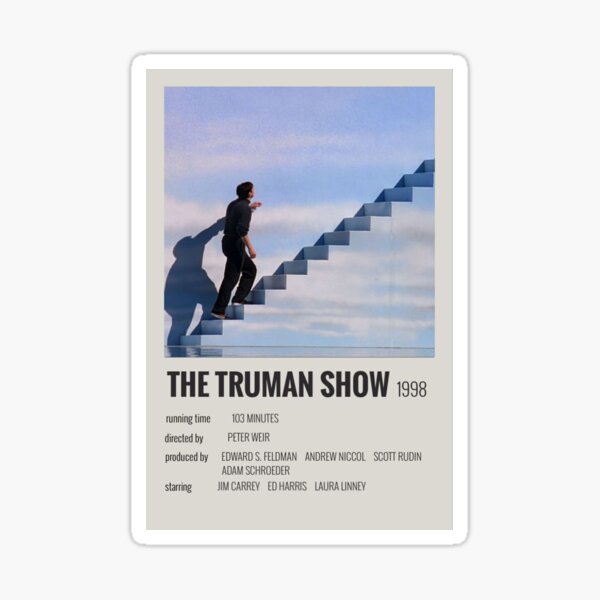 "Alternate The Truman Show" Sticker for Sale by alfredatkins | Redbubble