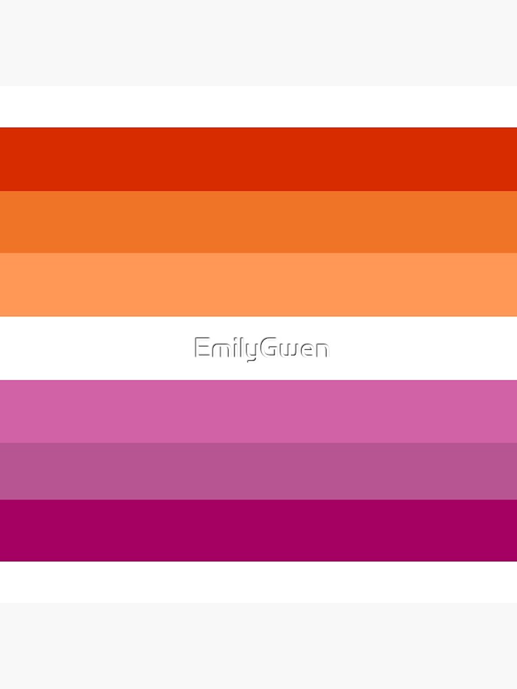 "Orange - Magenta Lines // Lesbian Pride Flag // Butch Femme Pride Flag ...