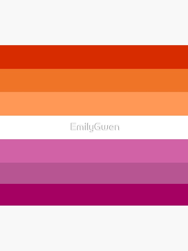 "Orange - Magenta Lines // Lesbian Pride Flag // Butch Femme Pride Flag ...