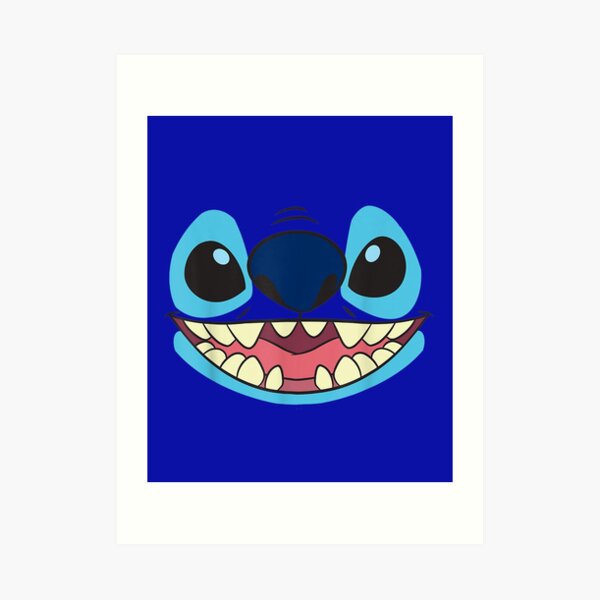 "Stitch Big Face" Art Print for Sale by GarzaUSArt | Redbubble