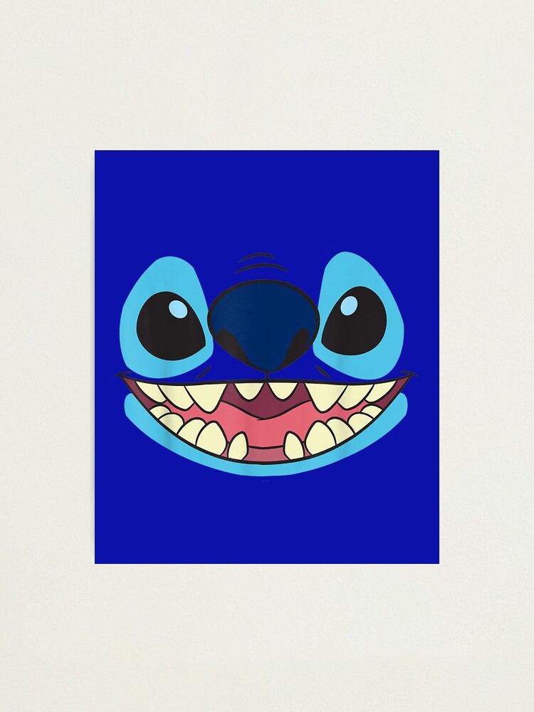 "Stitch Big Face" Photographic Print for Sale by GarzaUSArt | Redbubble