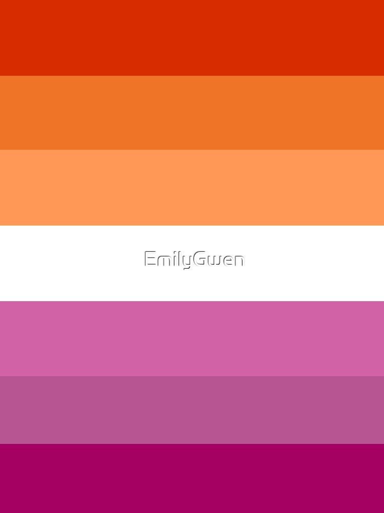 "Orange - Magenta Lines // Lesbian Pride Flag // Butch Femme Pride Flag ...