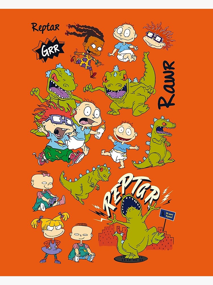 "reptar" Poster for Sale by sarobelva | Redbubble