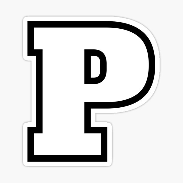"Alphabet Letter P" Sticker for Sale by The magic Yellow bus | Redbubble