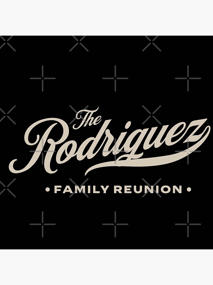 Impression photo for Sale avec l'œuvre « Cool Vintage Rodriguez Family ...