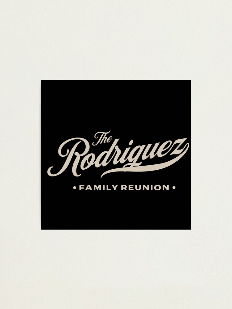 Impression photo for Sale avec l'œuvre « Cool Vintage Rodriguez Family ...