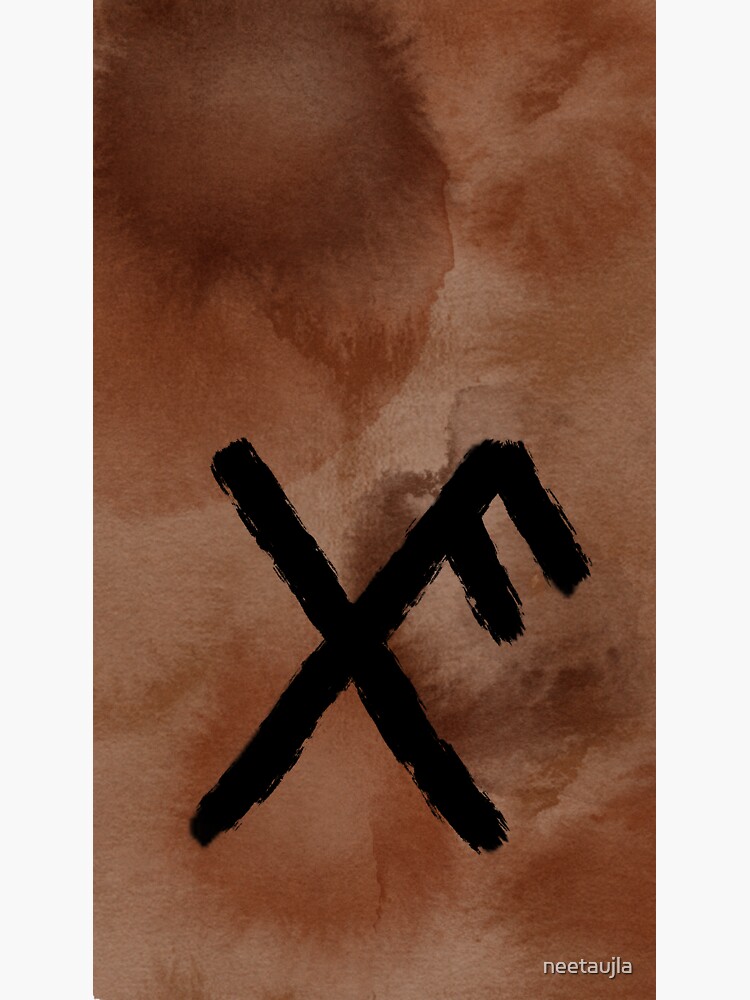 "Bind Runes: Good Luck" Sticker for Sale by neetaujla | Redbubble