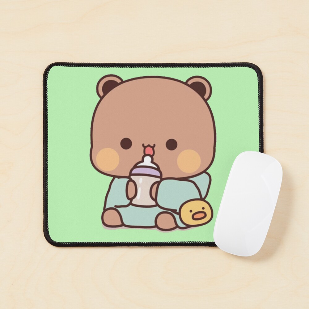 "Cute Baby Dudu Is Drinking Milk" Sticker for Sale by gingersweet ...