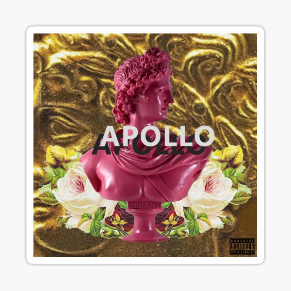 "APOLLO" Sticker for Sale by Dweeb3 | Redbubble
