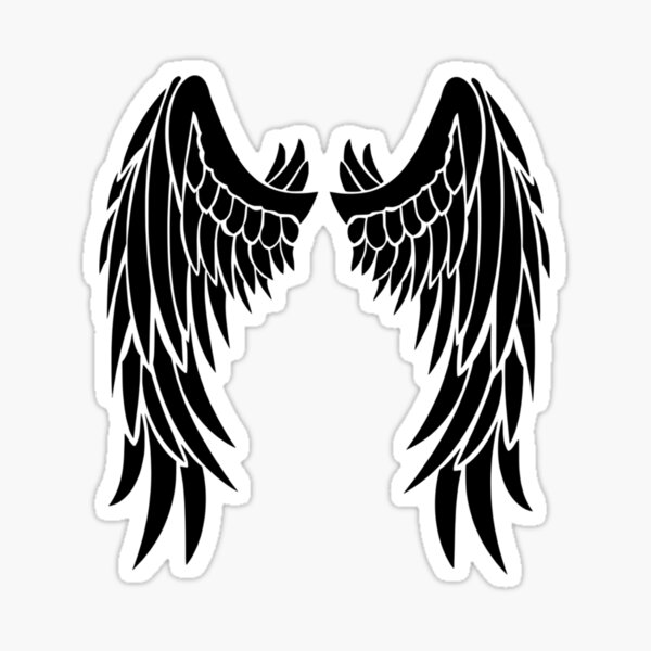"WINGS " Sticker for Sale by McClureKaren | Redbubble